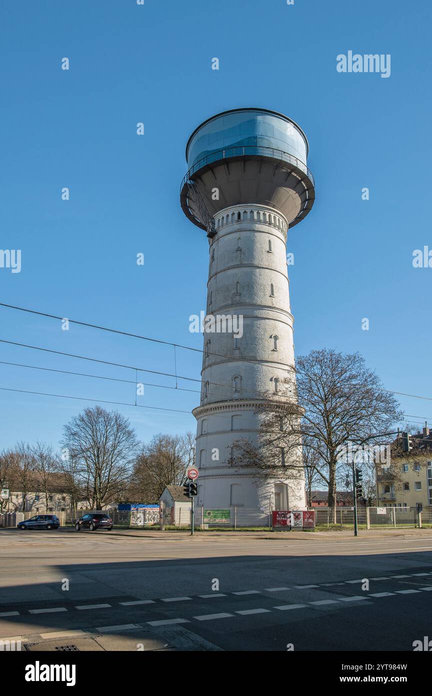 Old Frintrop water tower in Essen-Bedingrade Stock Photo - Alamy