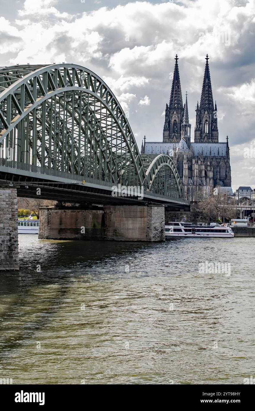 Cologne cathedral from railway hi-res stock photography and images - Alamy
