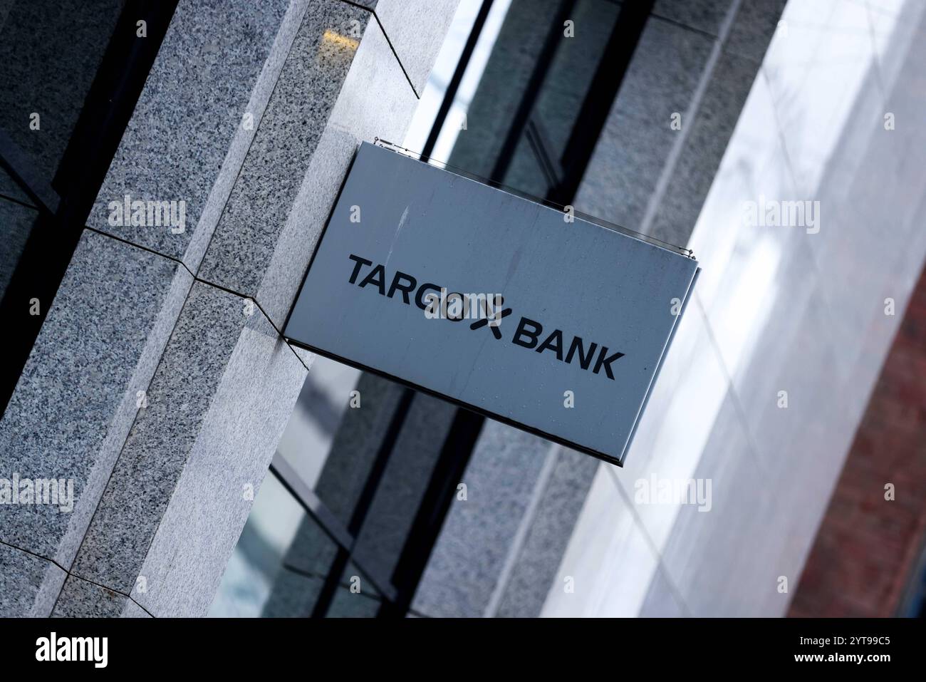 Logo einer Targobank am 06.12.2024 in München. Die Targobank AG ...