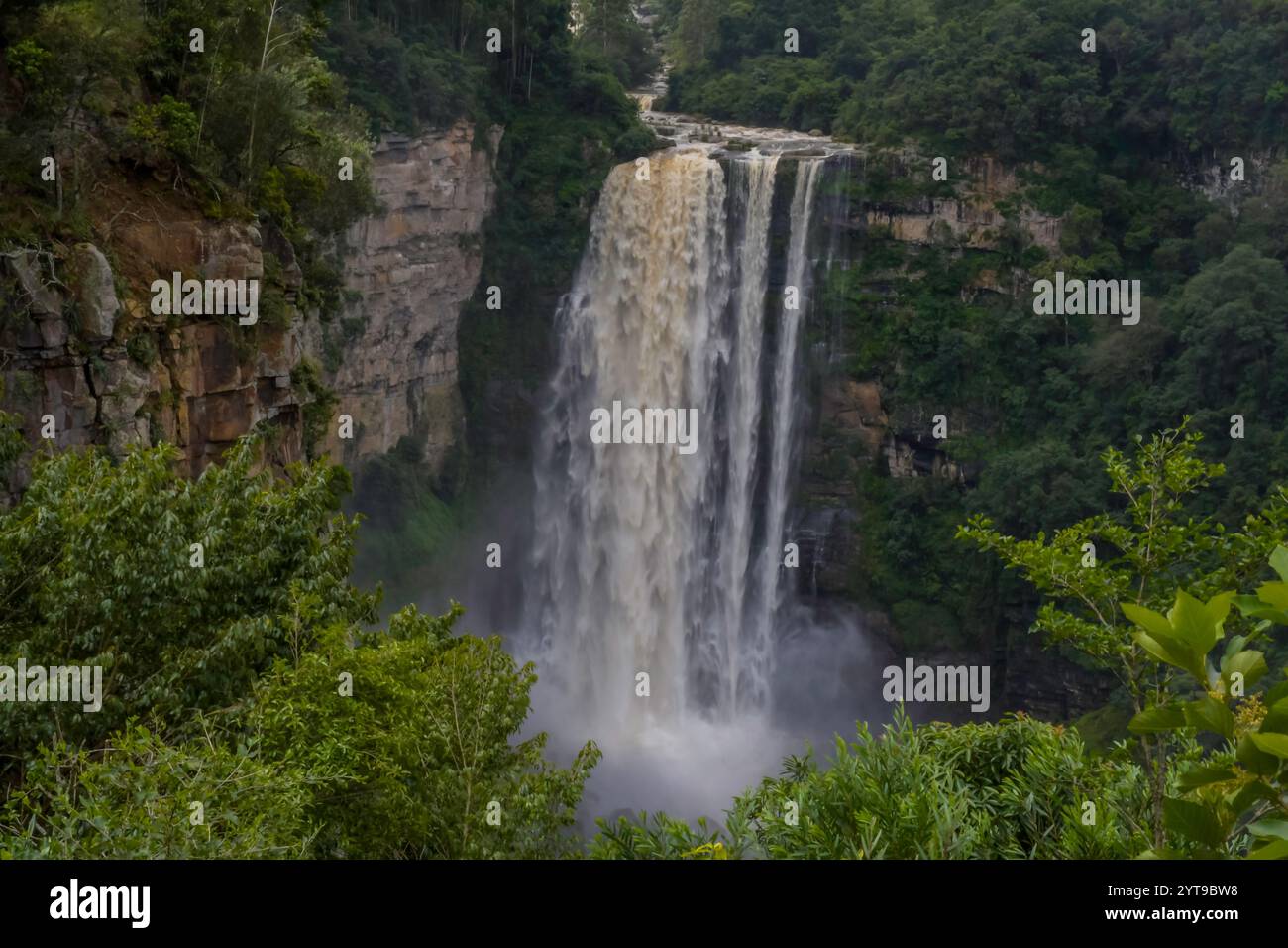 Karkloof waterfall in midlands meander KZN south africa Stock Photo - Alamy