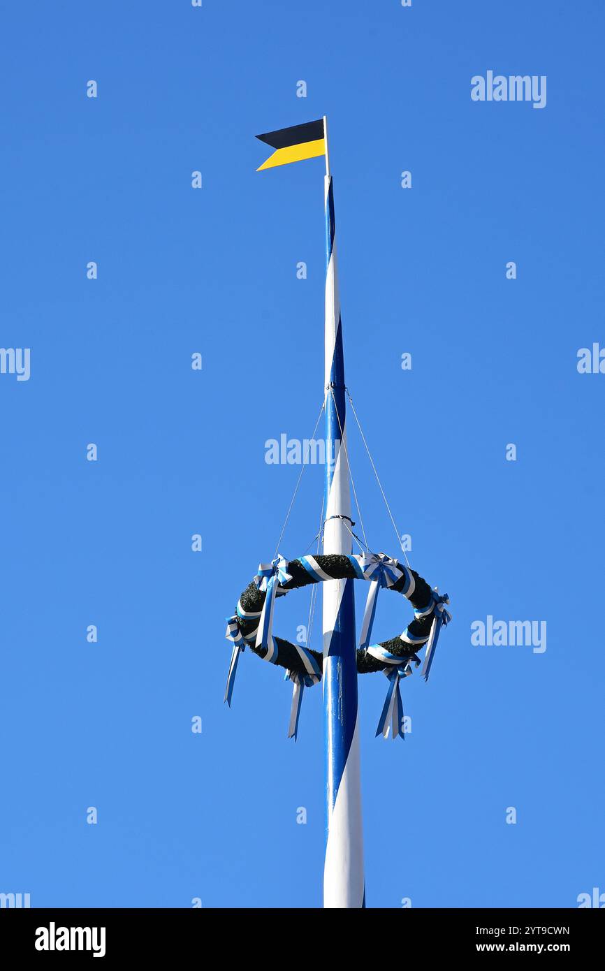 The top of a bavarian maypole hi-res stock photography and images - Alamy