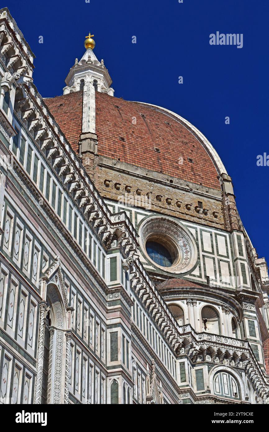 The dome of Santa Maria del Fiore Cathedral, Florence, Italy Stock ...