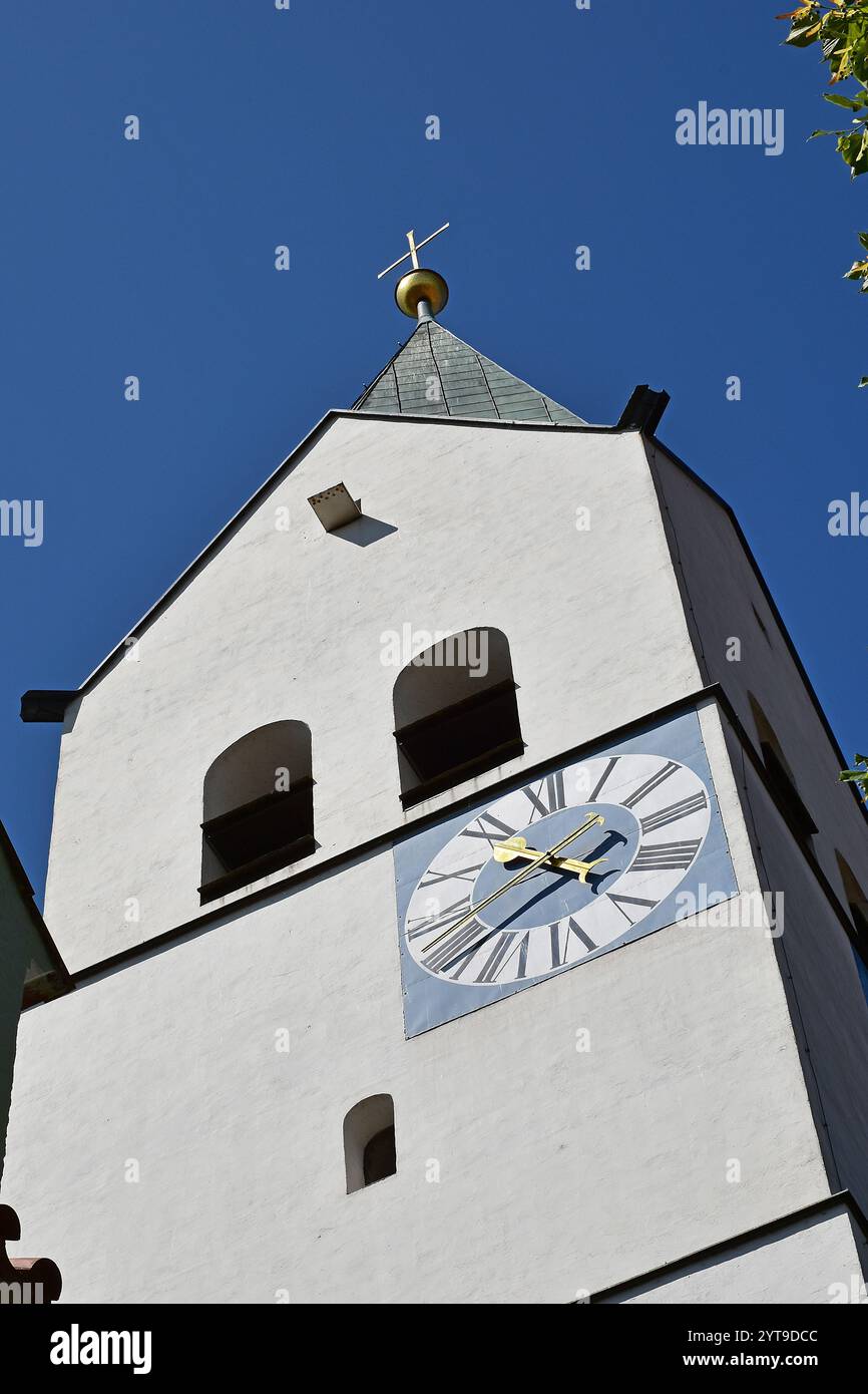 The north tower of the Cathedral of St. Mary and St. Corbinian in ...