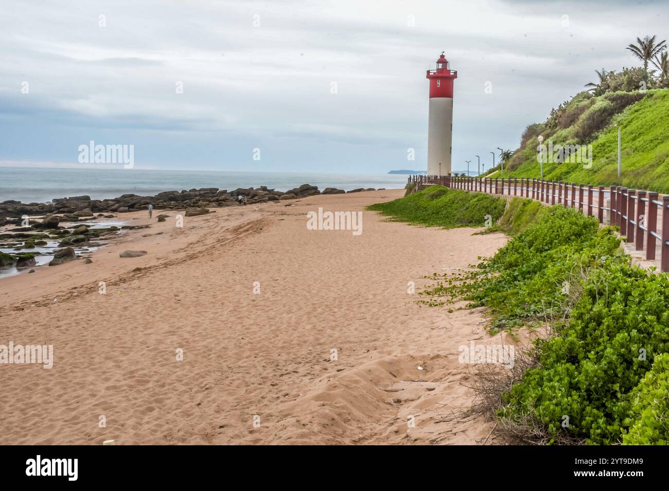 Umhlanga lighthouse seascape in Durban Kwazulu Natal South Africa Stock ...