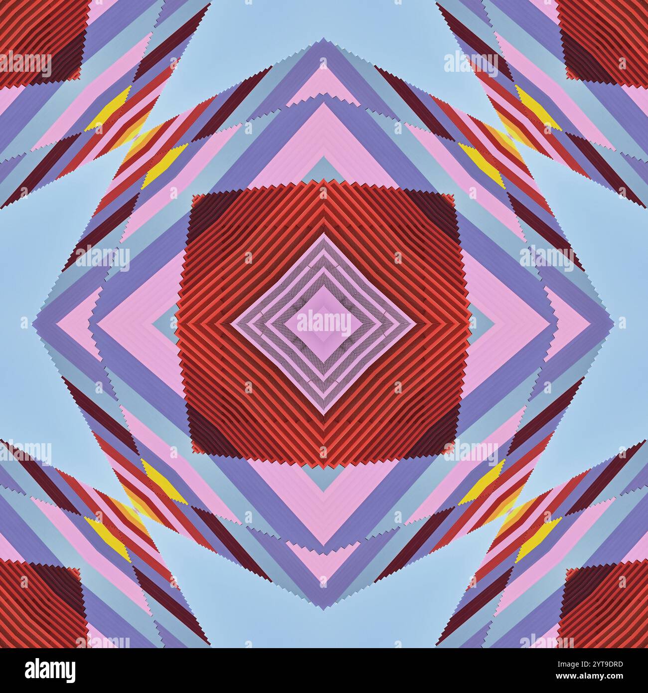 Photo collage triangle, square, polygon Stock Photo - Alamy