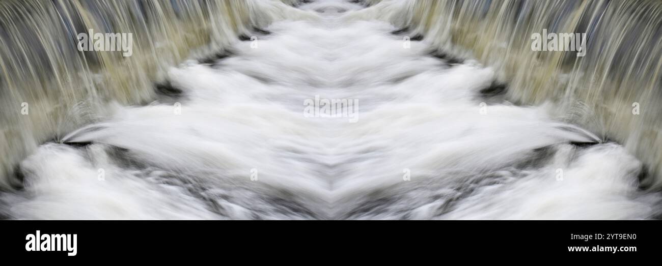 Photo collage waterfall Stock Photo - Alamy
