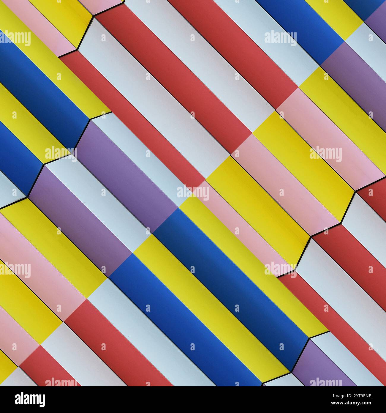 Photo collage stripes diagonal Stock Photo - Alamy