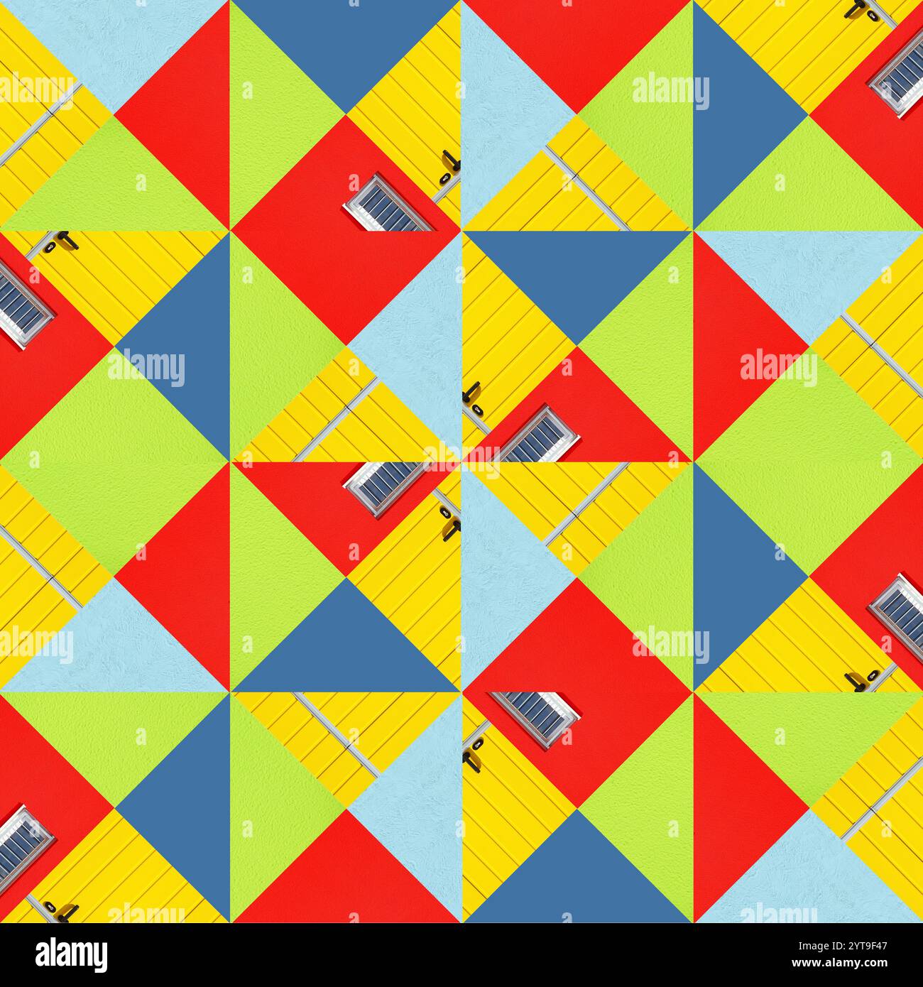 Triangle pattern facade hi-res stock photography and images - Alamy