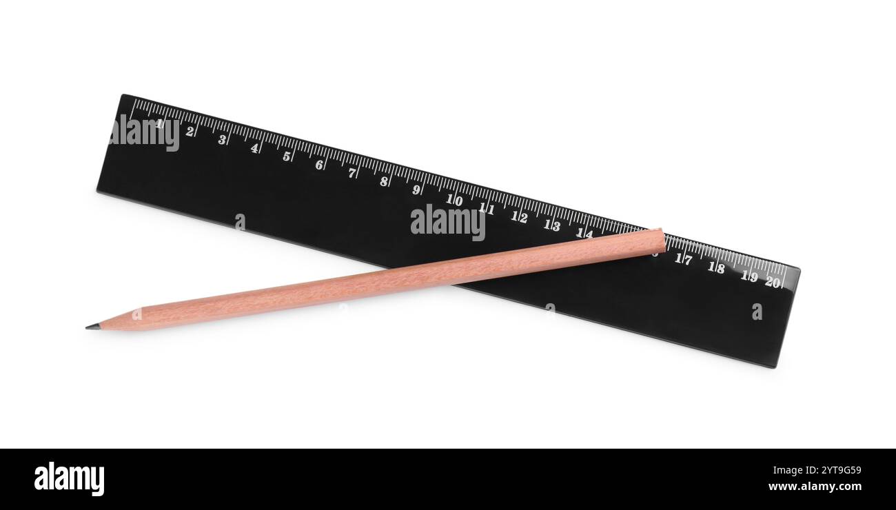 Child measure ruler pencil hi-res stock photography and images - Alamy