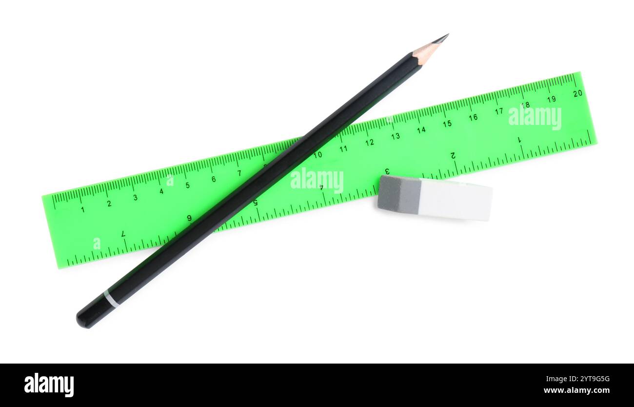 Eraser top view Cut Out Stock Images & Pictures - Alamy