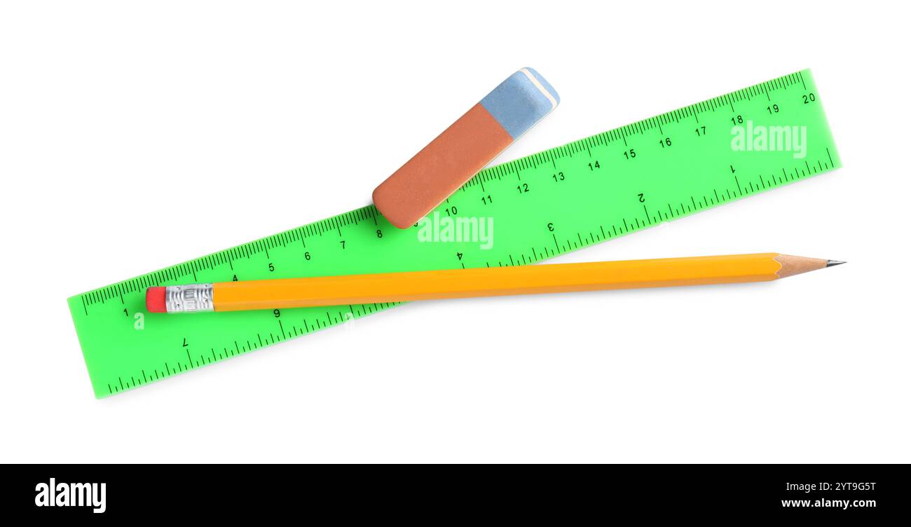 Eraser top view Cut Out Stock Images & Pictures - Alamy