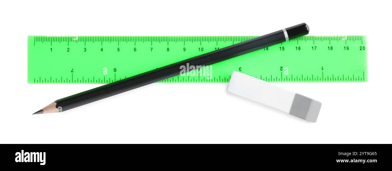 Eraser top view Cut Out Stock Images & Pictures - Alamy