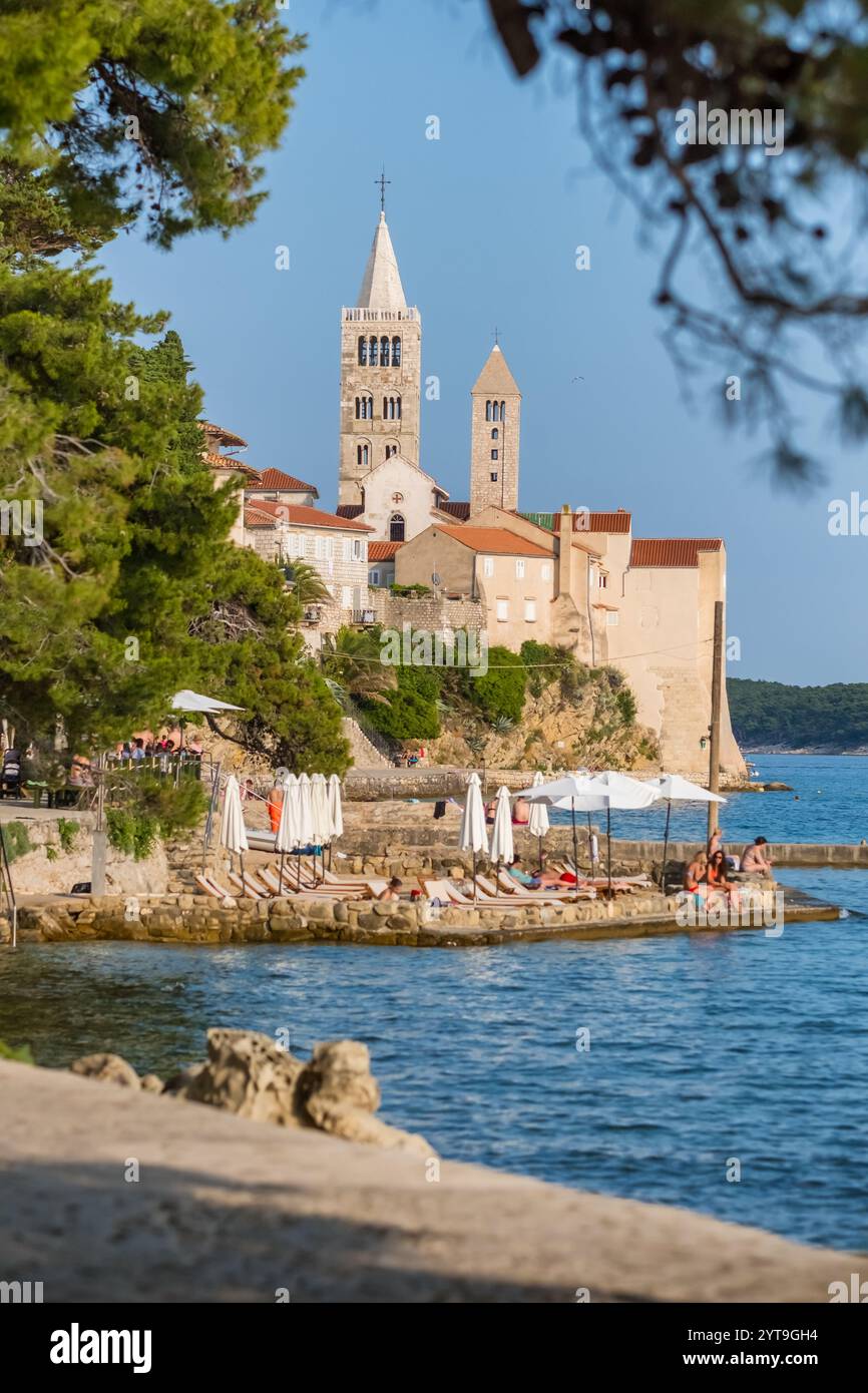 Island rab beach landscape hi-res stock photography and images - Alamy