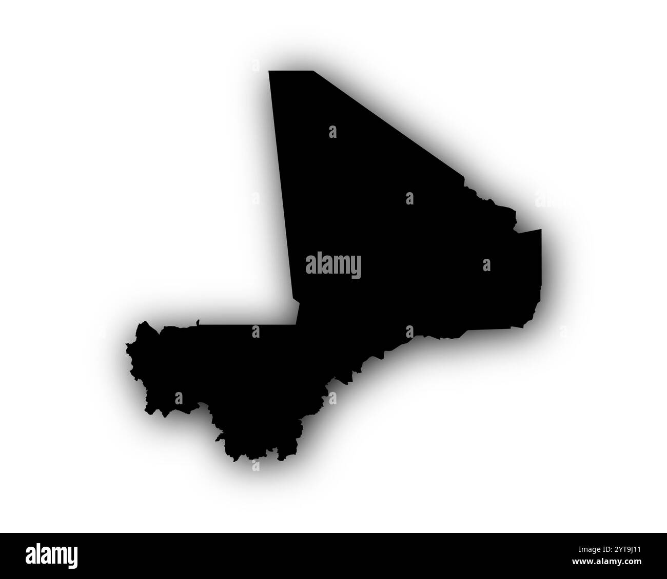 Map of mali hi-res stock photography and images - Alamy