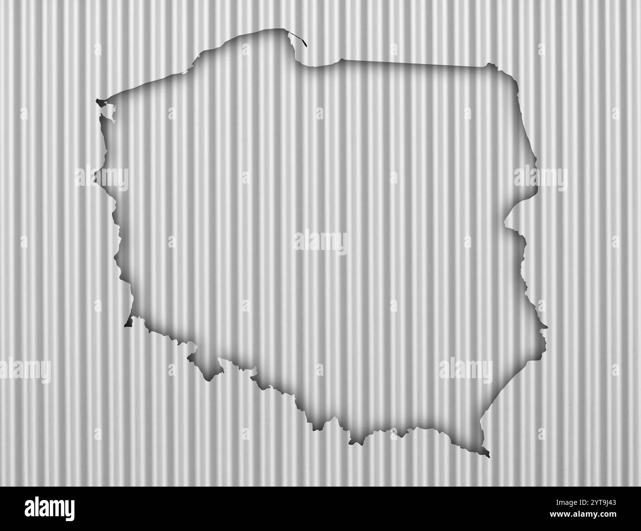 Map of poland on texture hi-res stock photography and images - Alamy