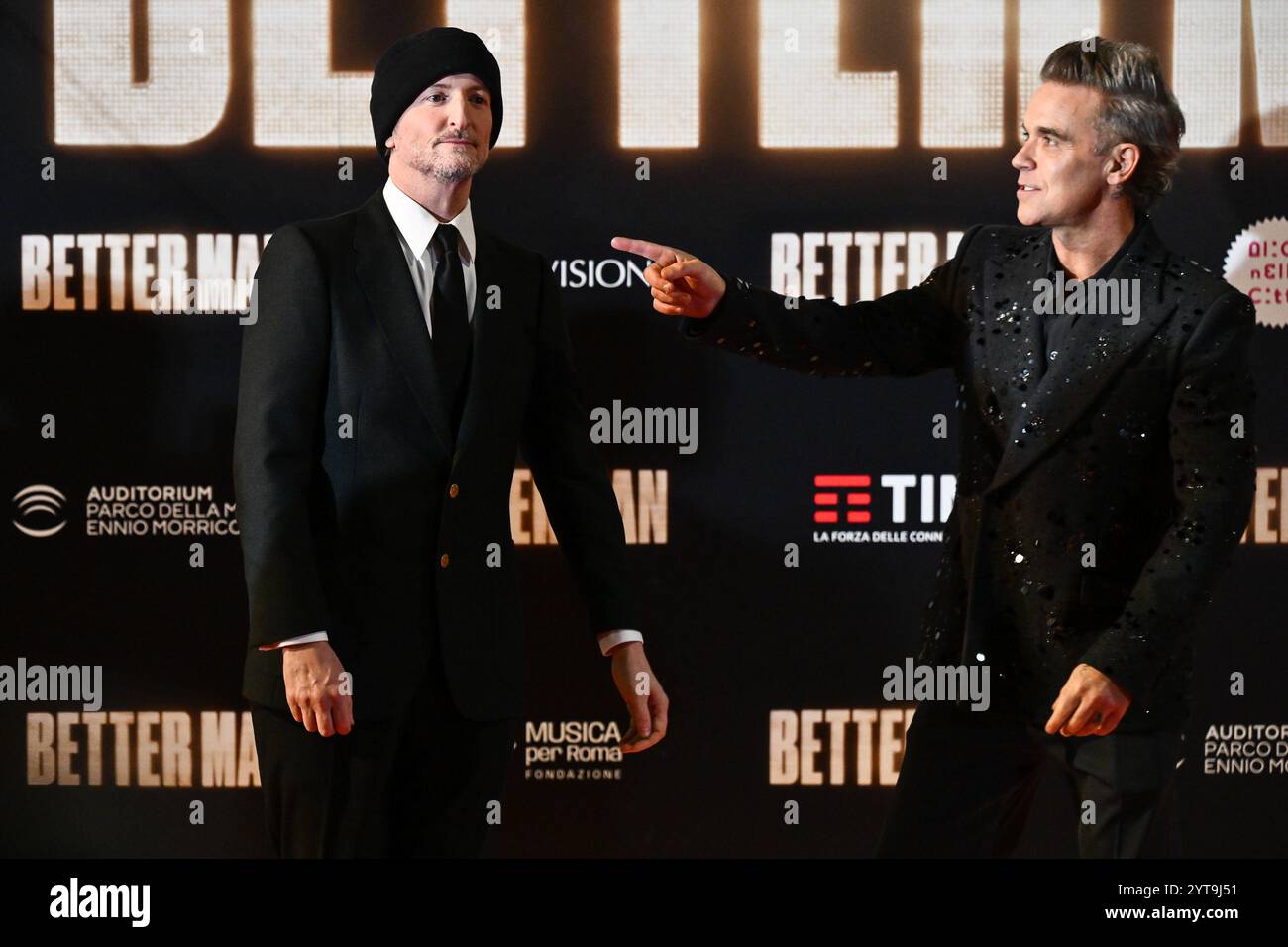 Robbie williams and michael gracey hi-res stock photography and images ...