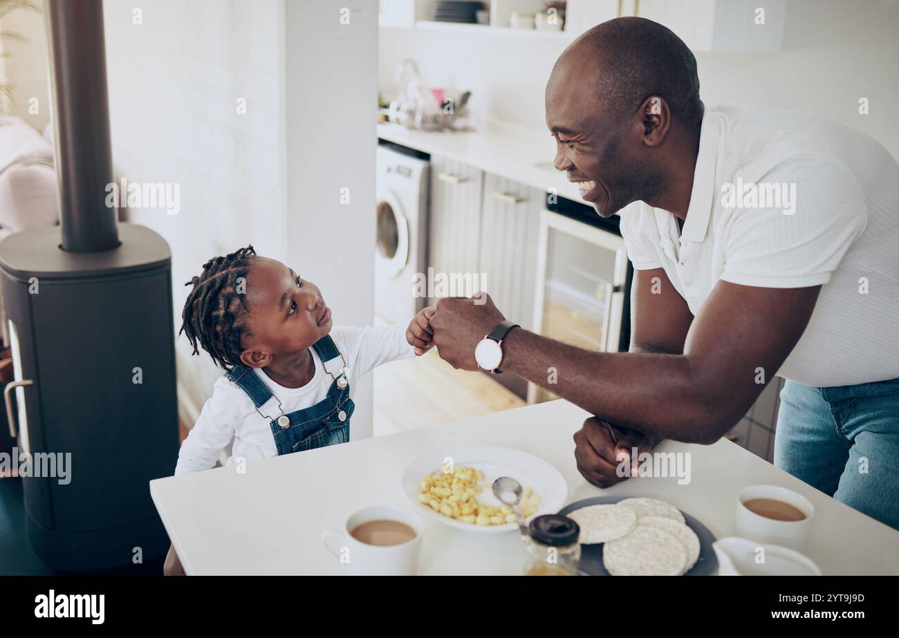 Breakfast father child fist hi-res stock photography and images - Alamy