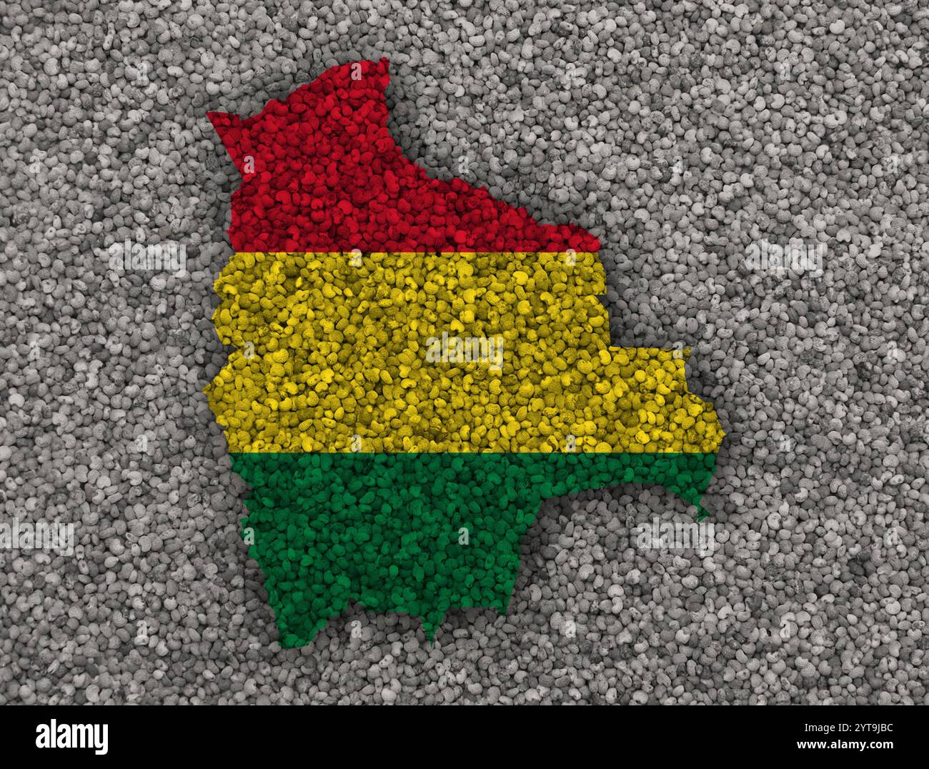 Map of bolivia on poppy hi-res stock photography and images - Alamy