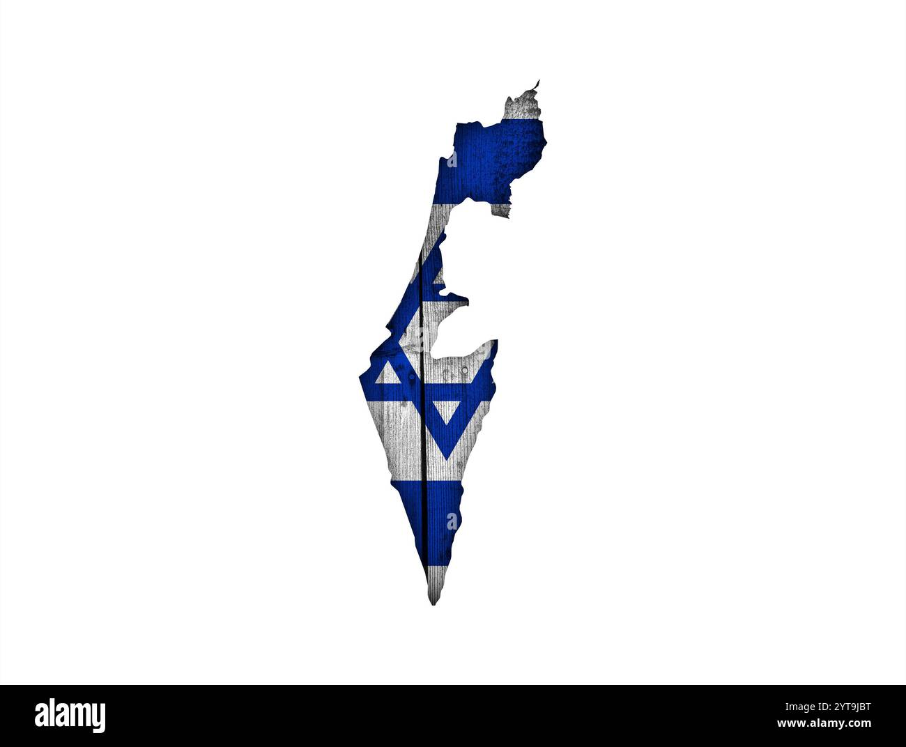 Map and flag of Israel on weathered wood Stock Photo - Alamy