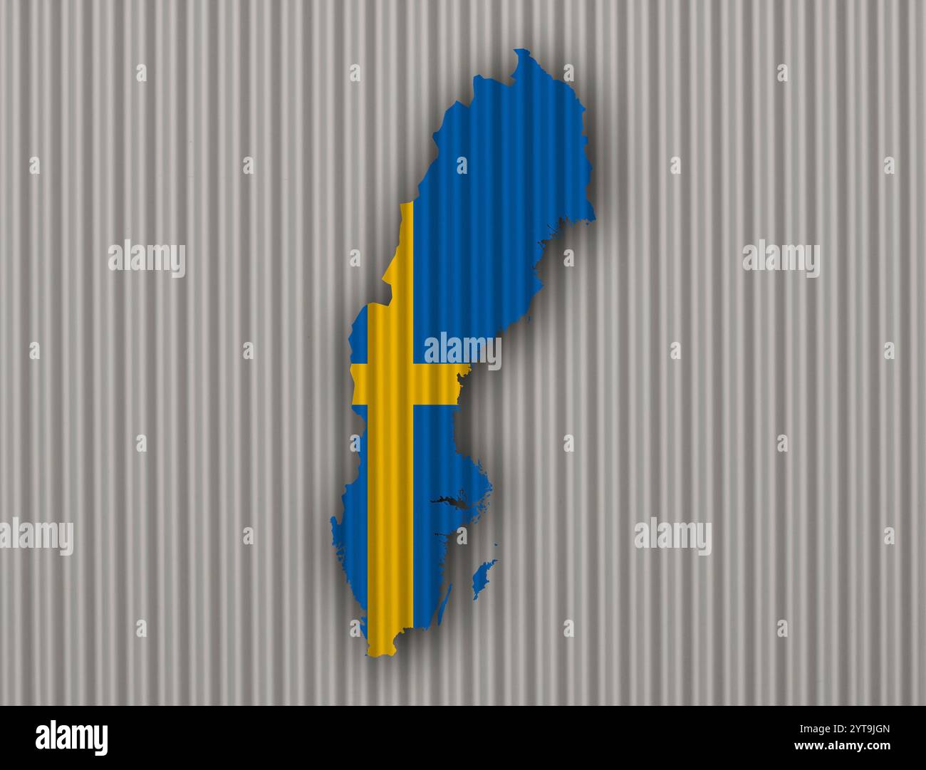 Map sweden icon outline hi-res stock photography and images - Alamy