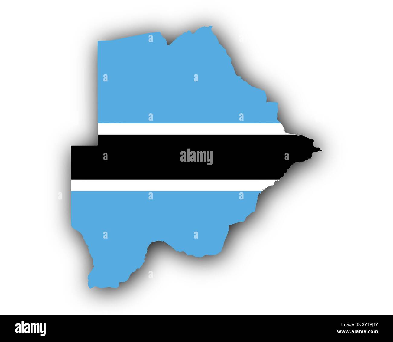 Botswana flag colours hi-res stock photography and images - Alamy