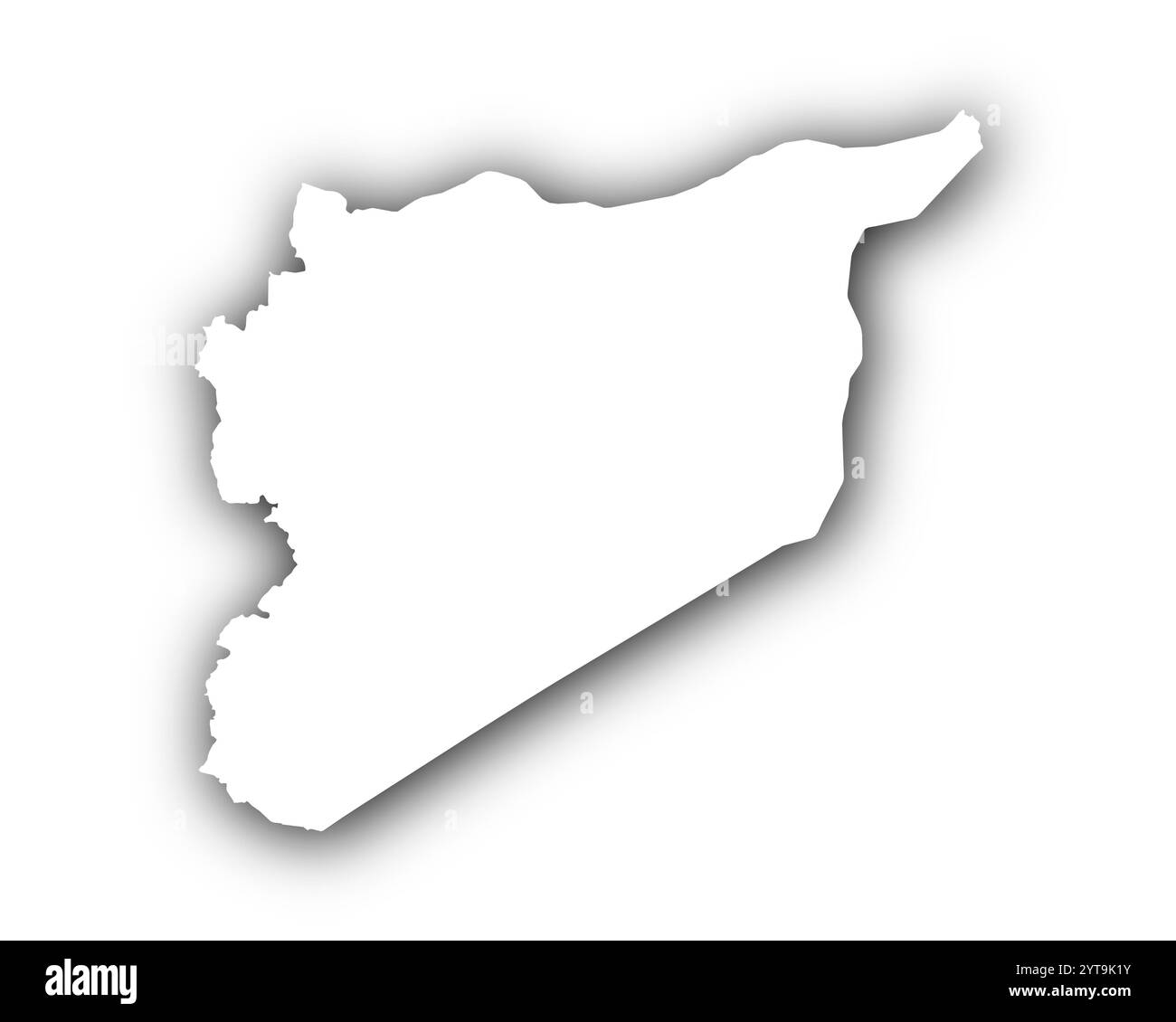 Map of syria hi-res stock photography and images - Alamy