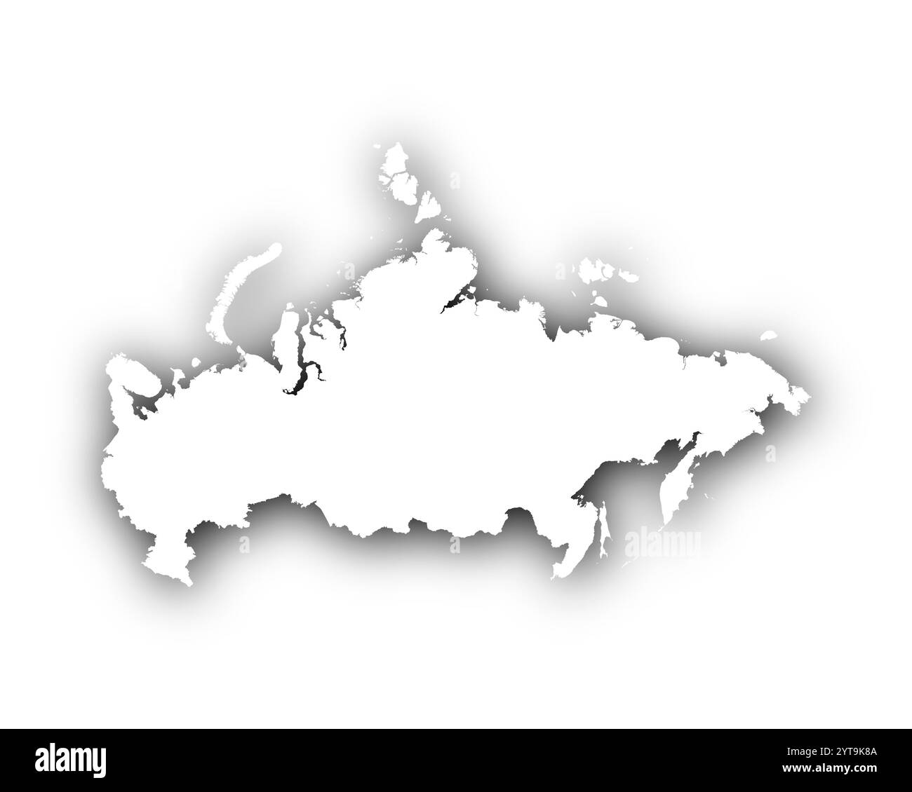 Map russia illustration russia Black and White Stock Photos & Images ...