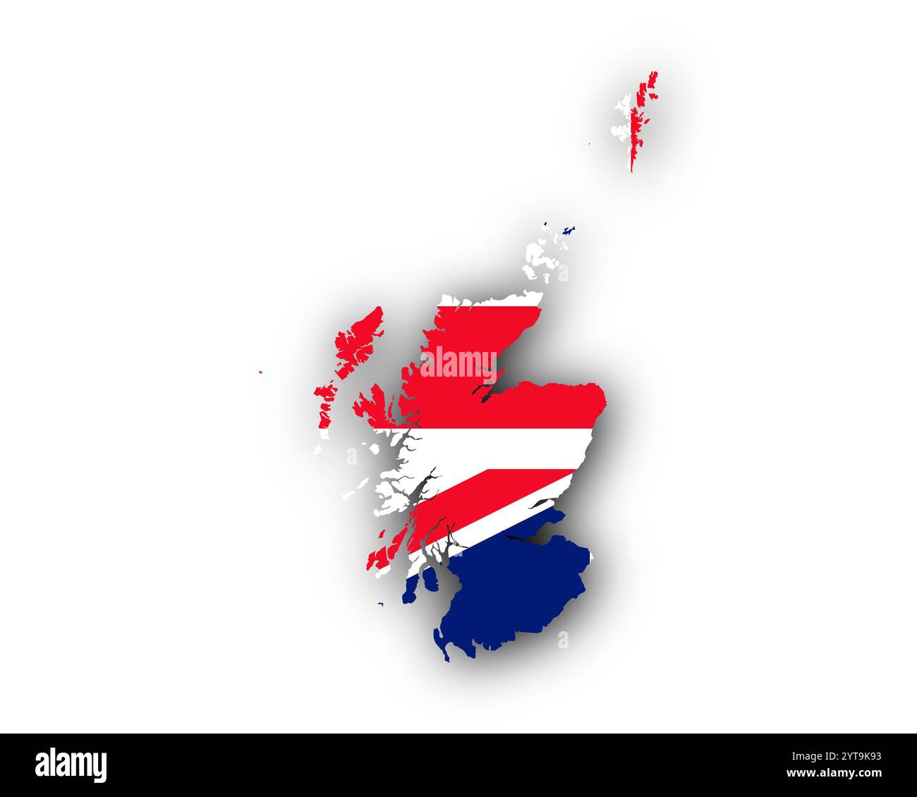 National flags uk scotland Cut Out Stock Images & Pictures - Alamy