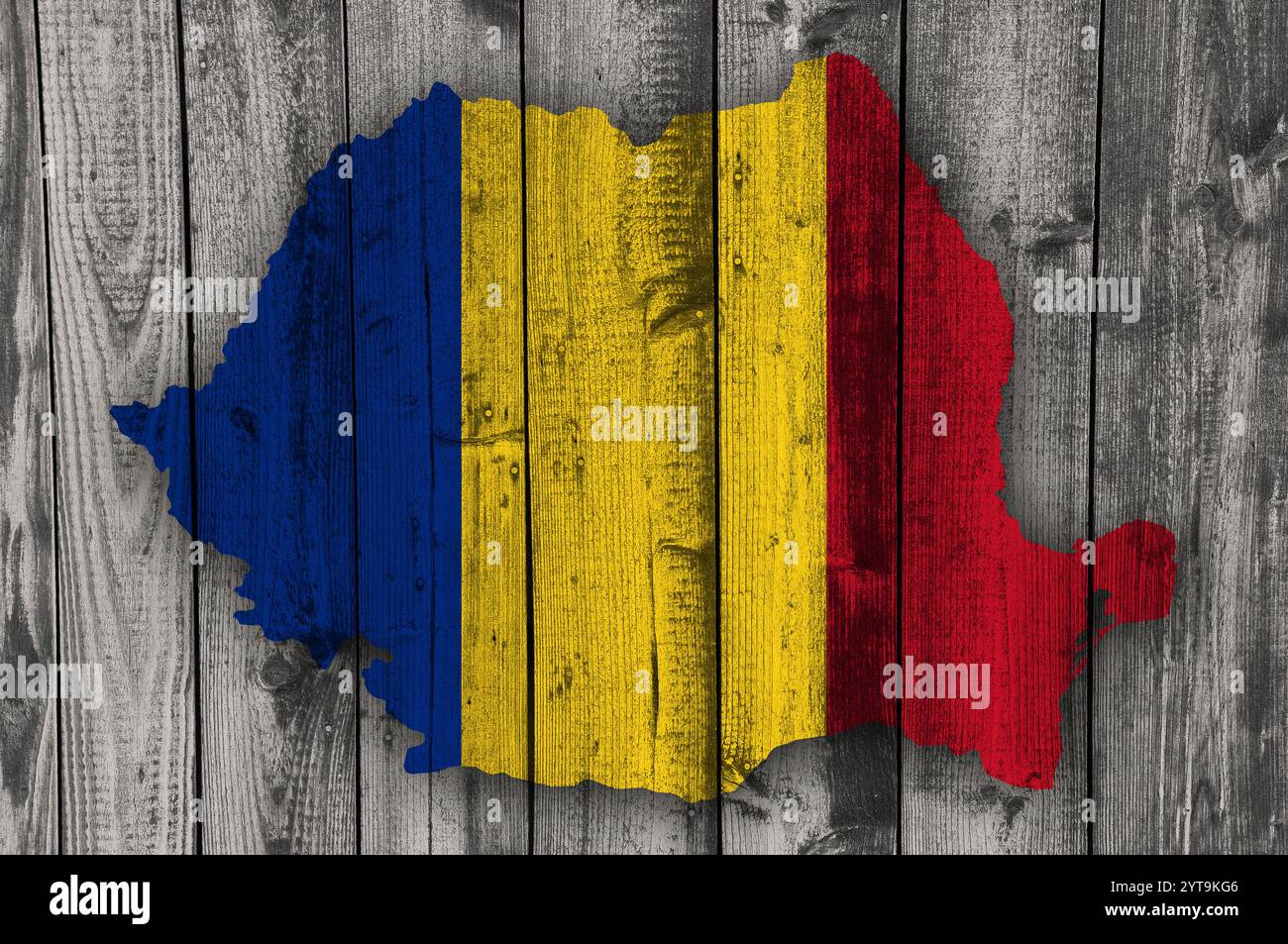 Map of Romania on texture Stock Photo - Alamy