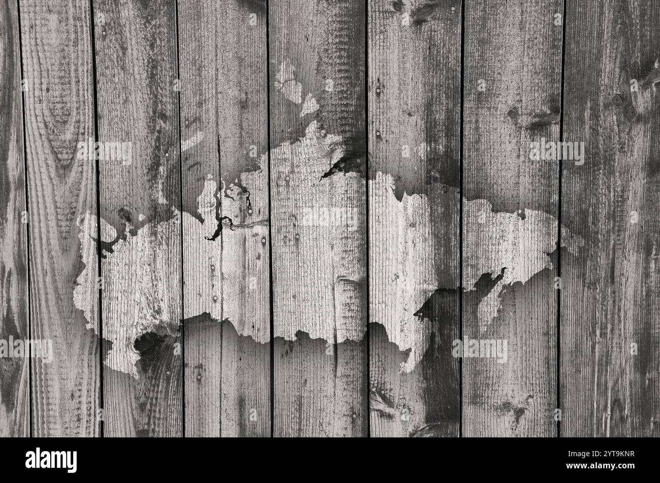 Map of Russia on weathered wood Stock Photo - Alamy