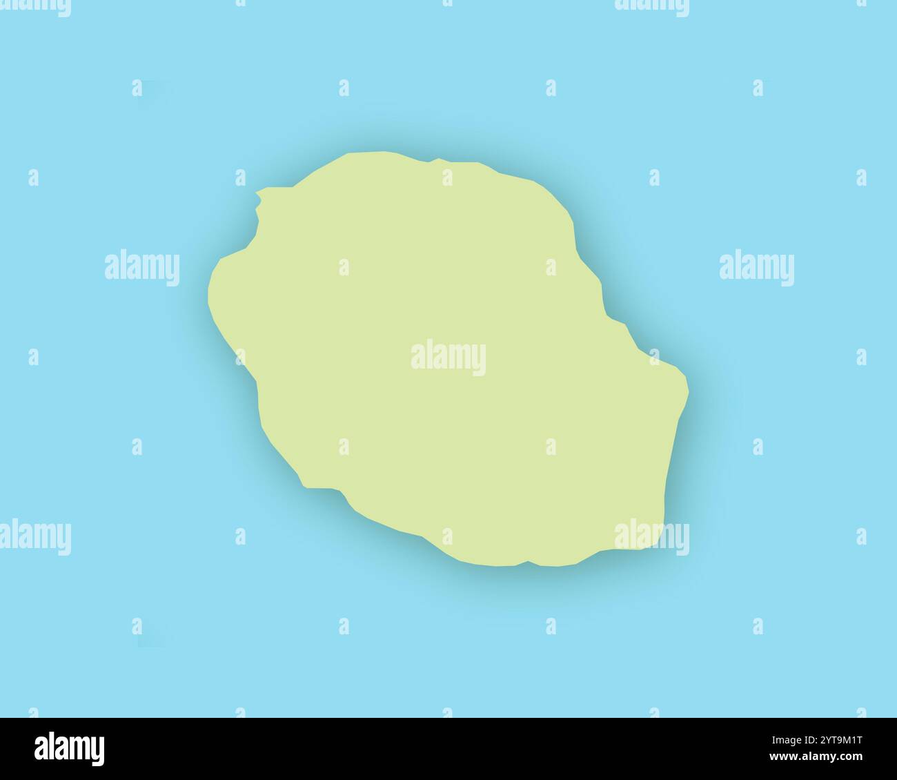 Reunion island map hi-res stock photography and images - Alamy