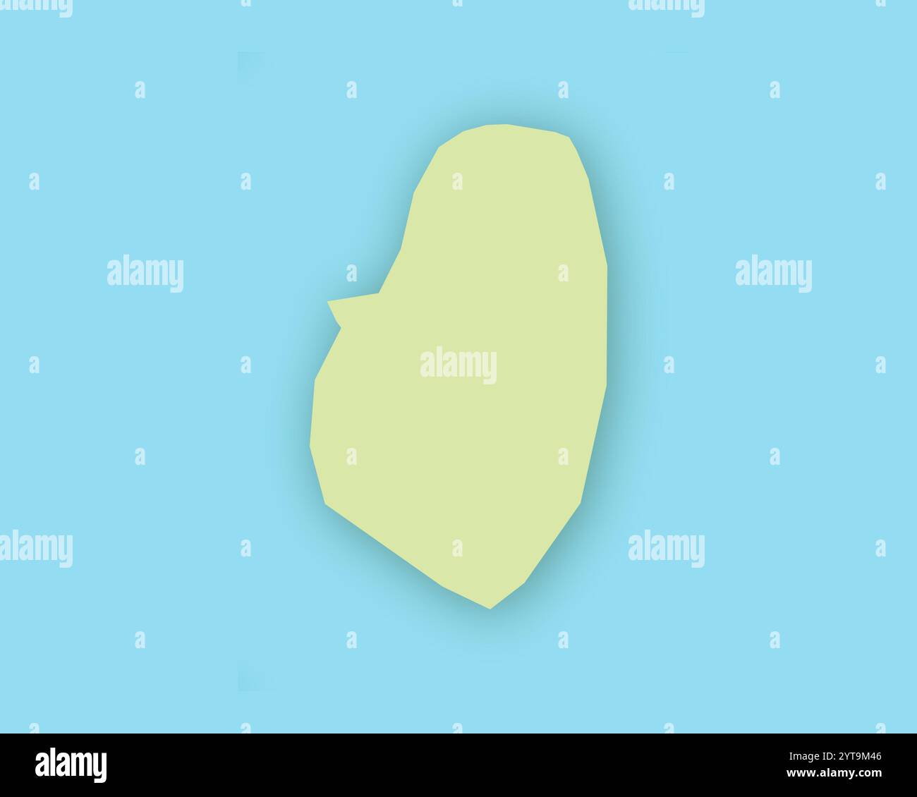 St vincent island map hi-res stock photography and images - Alamy