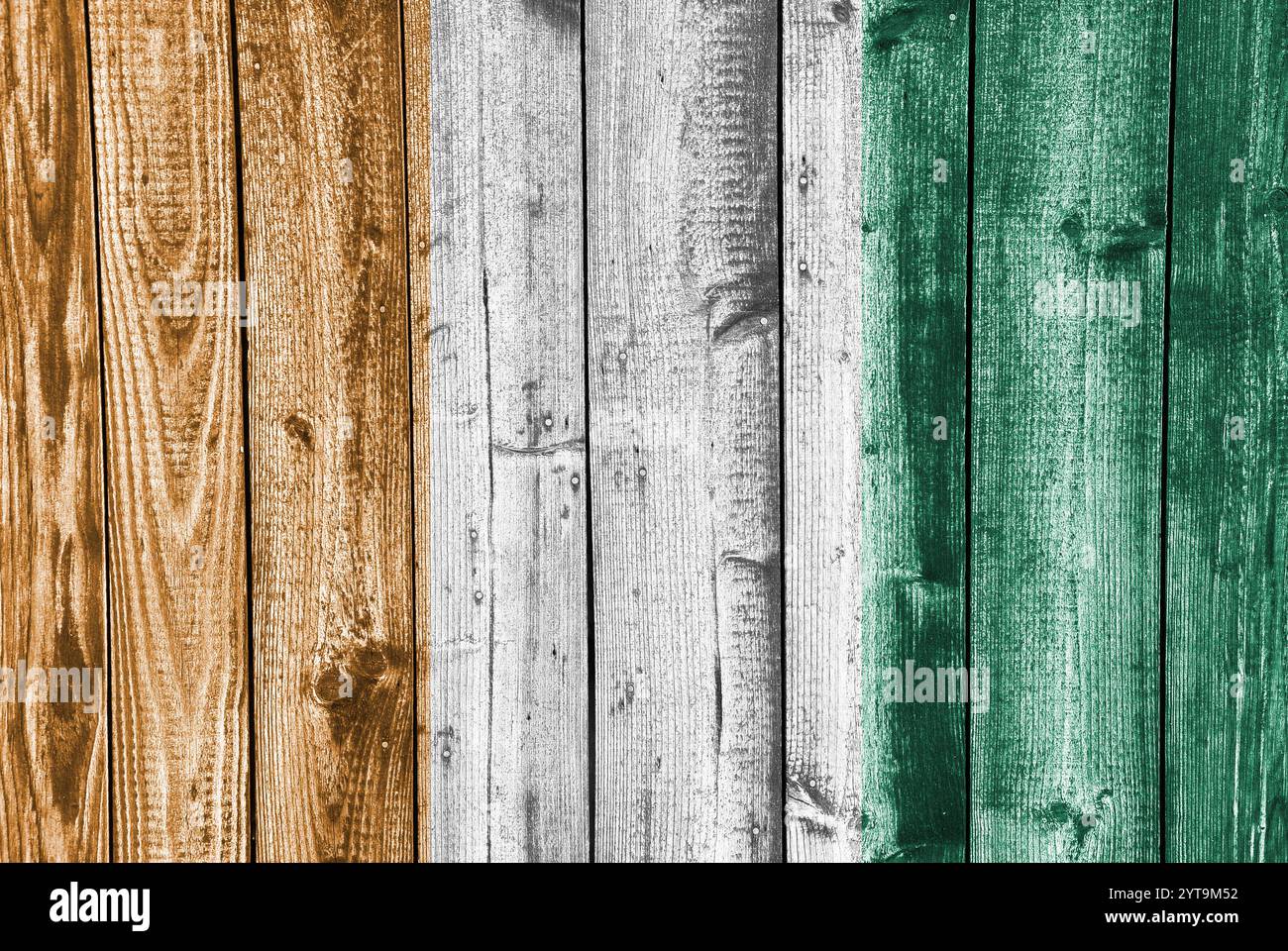 Flag of the Ivory Coast on weathered wood Stock Photo - Alamy