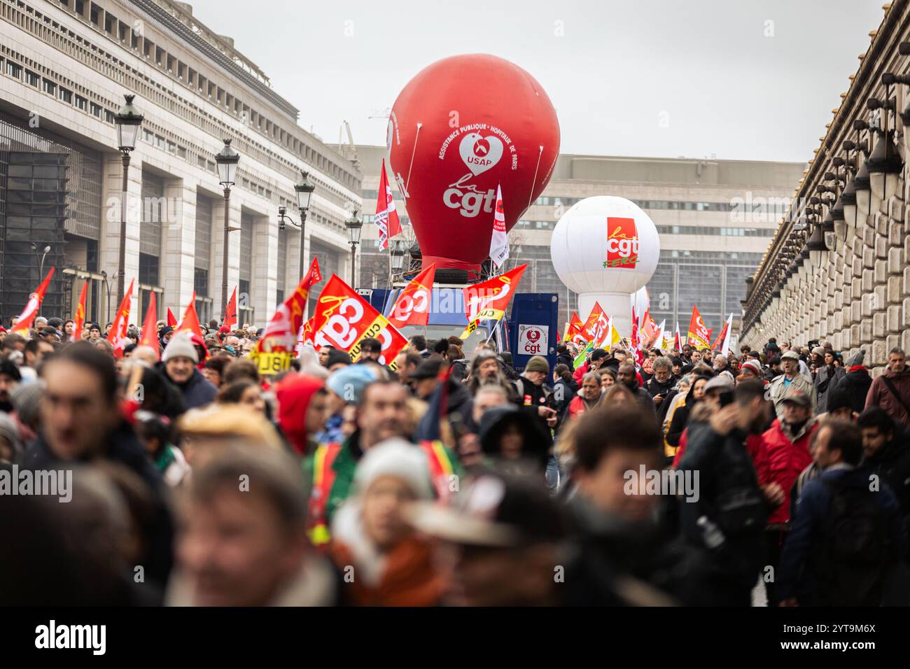 Huge crowd of demonstrators participate at the demonstration of the ...
