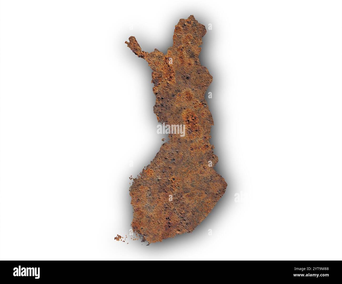 Map of Finland Stock Photo - Alamy