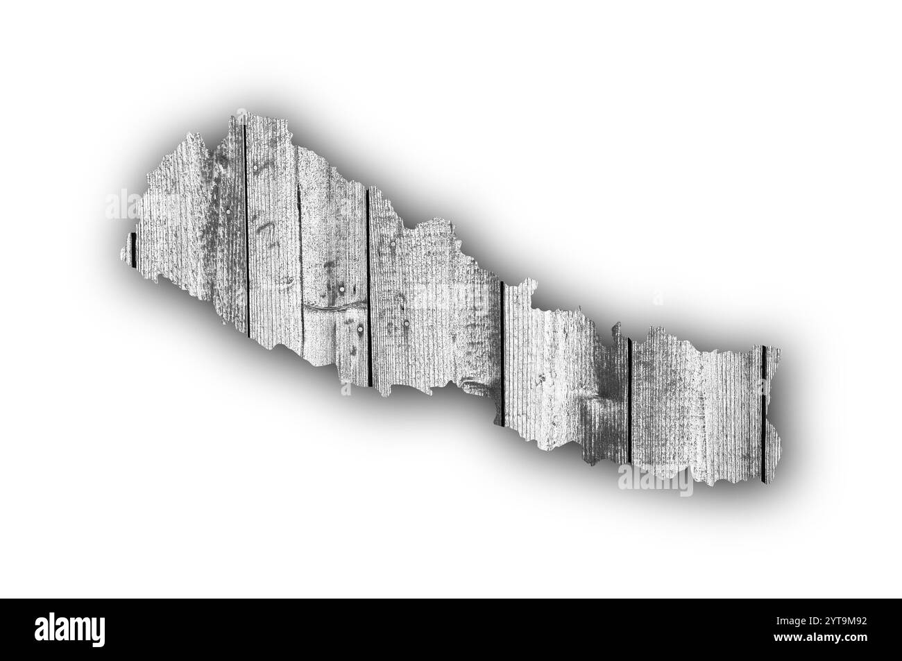 Map of nepal Black and White Stock Photos & Images - Alamy