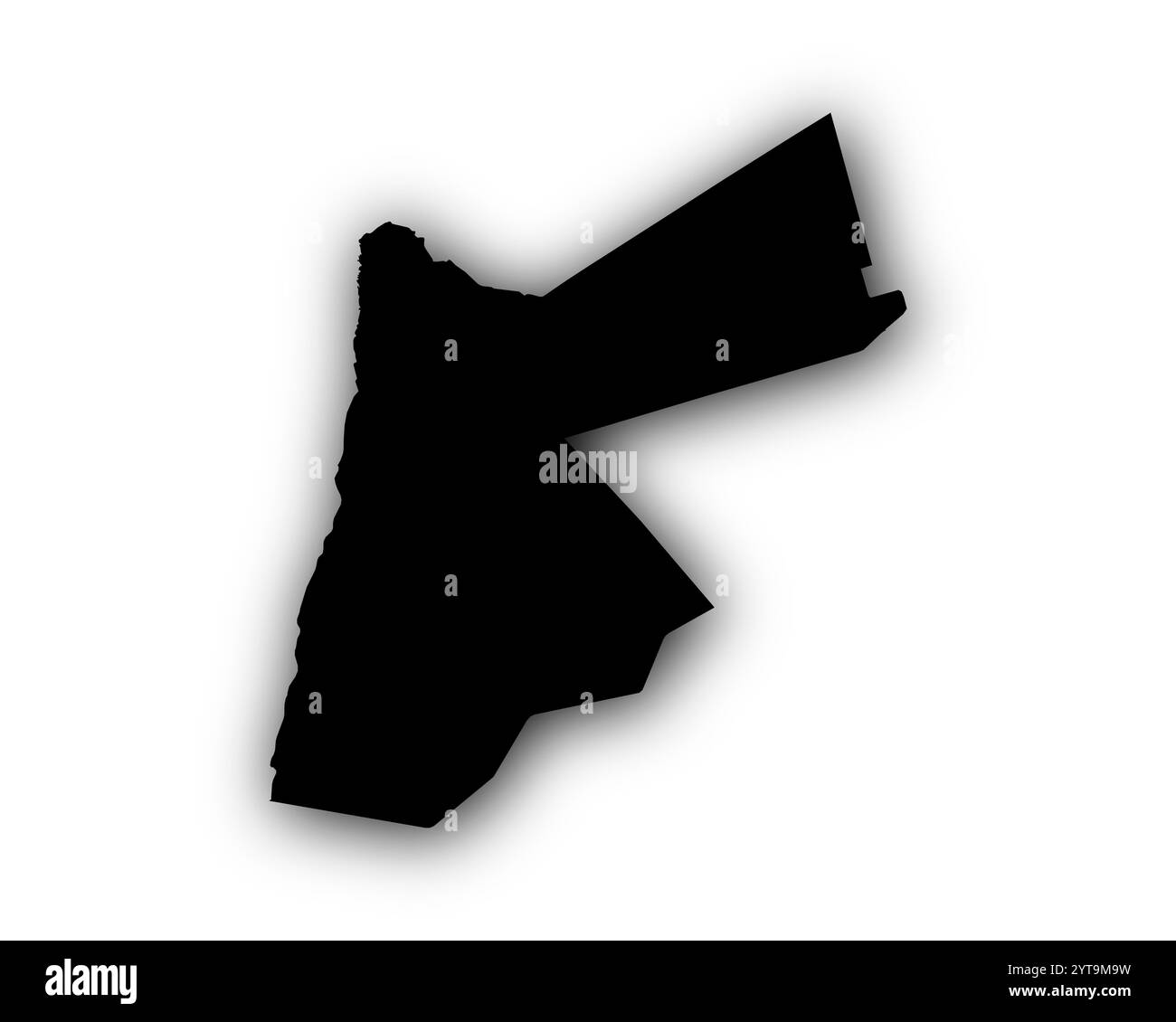 Map of jordan hi-res stock photography and images - Alamy