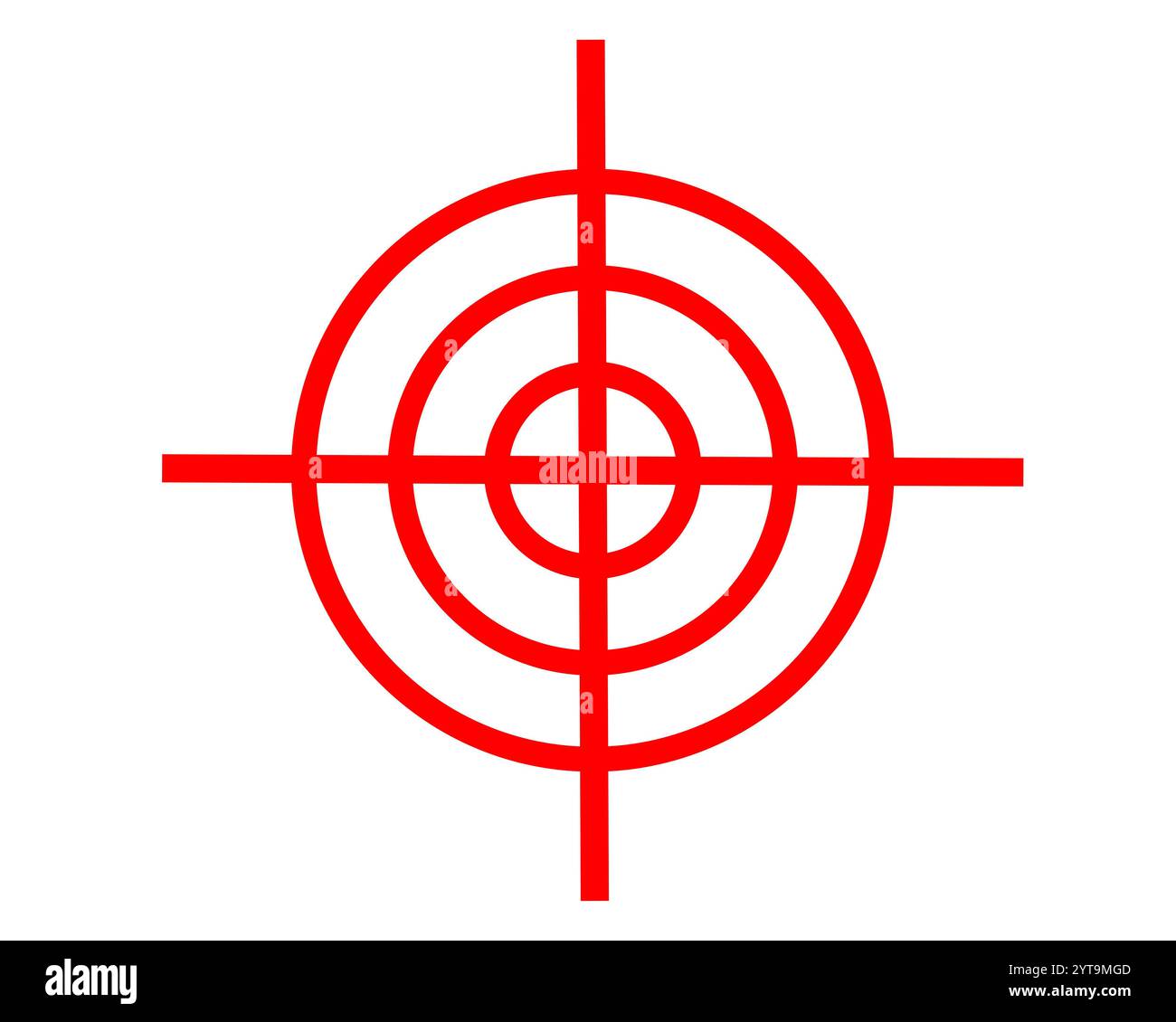 Target on white Stock Photo - Alamy