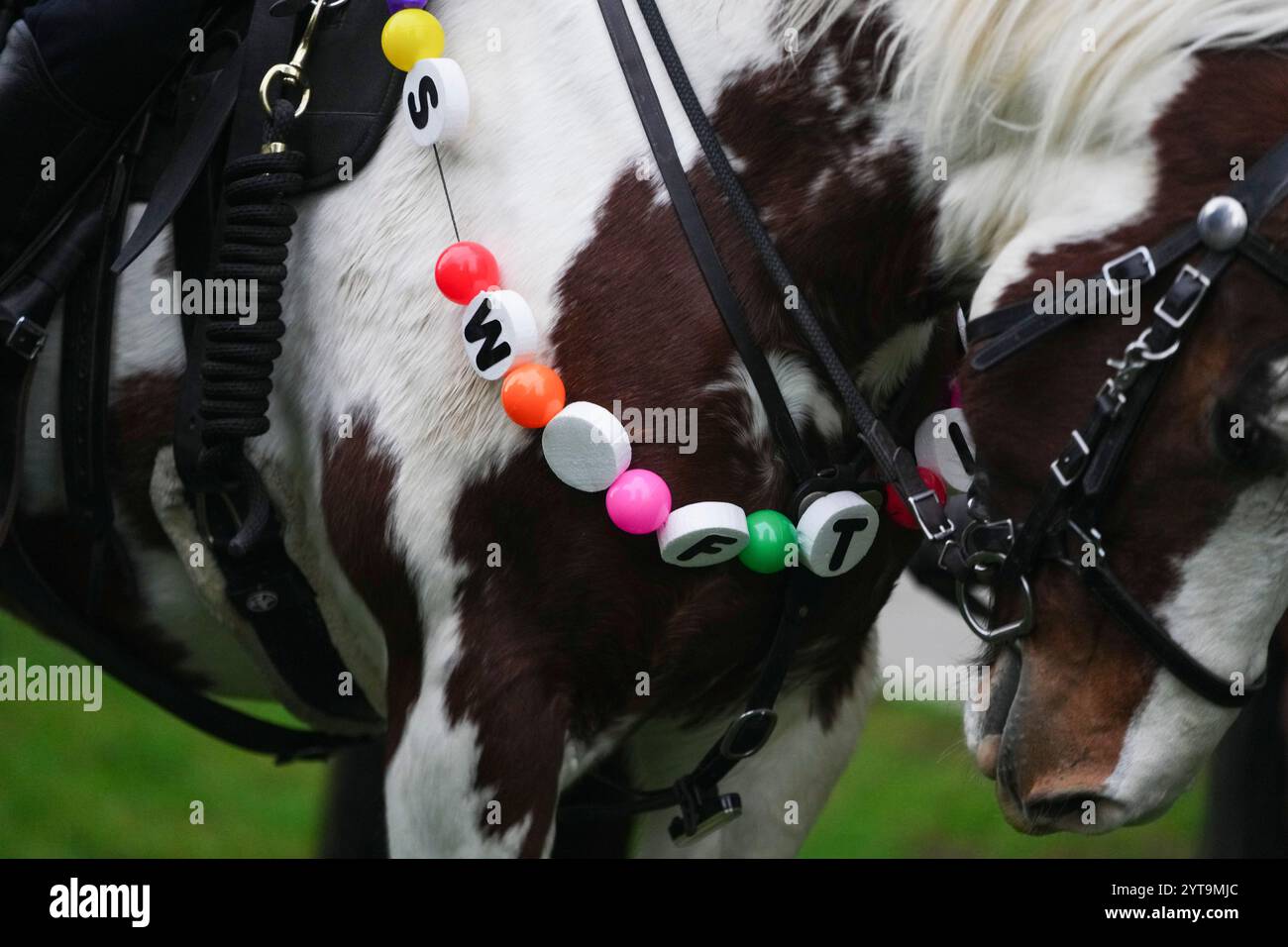 Police officers patrol the streets with friendship bracelets adorned ...