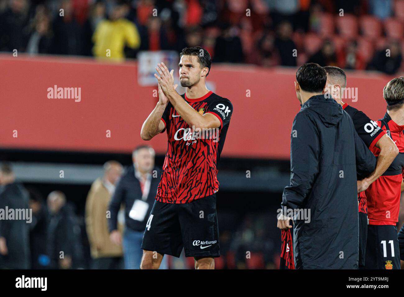 Martin Valjent seen during LaLiga EA SPORTS game between teams of RCD ...