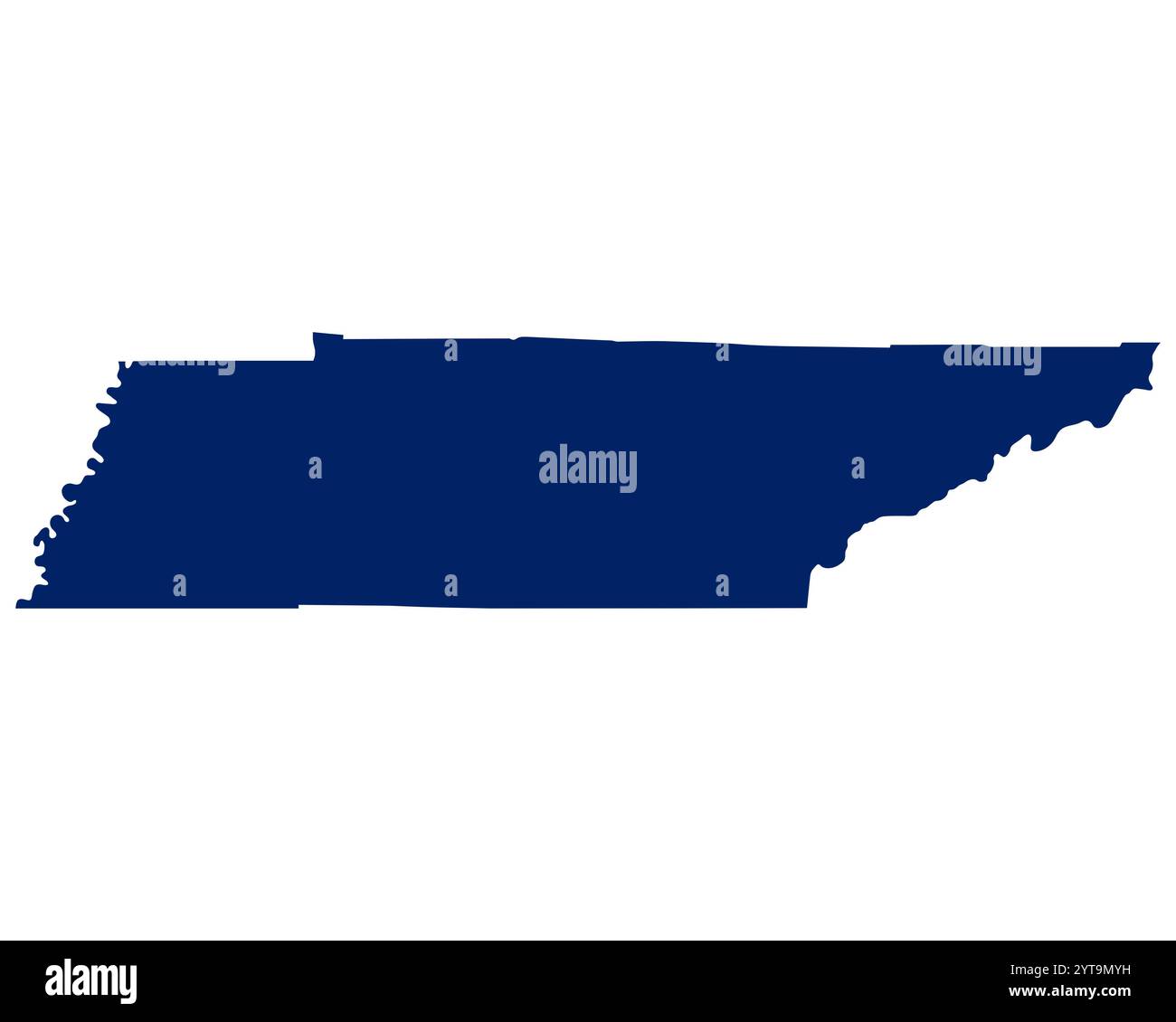 Map of tennessee hi-res stock photography and images - Alamy