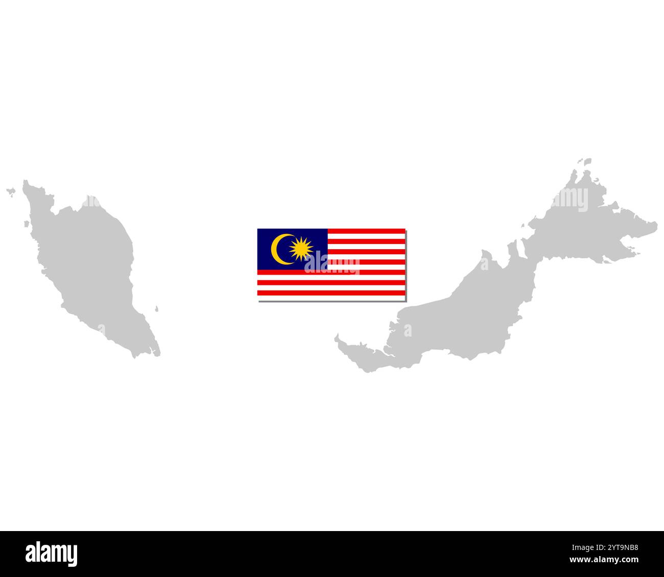 Malaysia flag map hi-res stock photography and images - Alamy