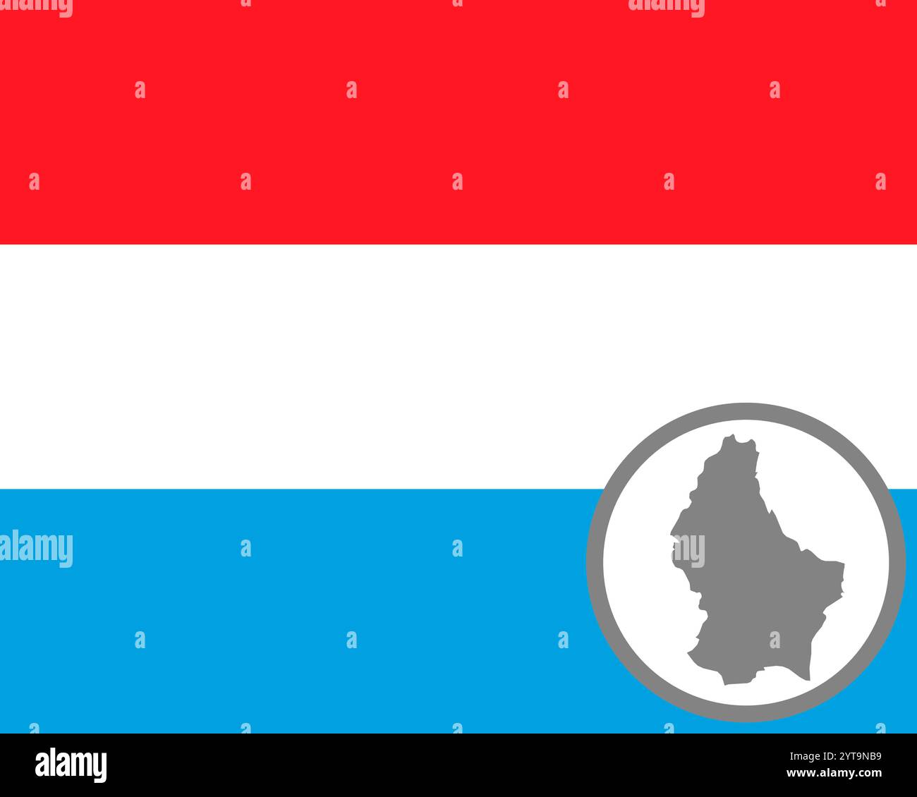 Flag and map of Luxembourg Stock Photo - Alamy