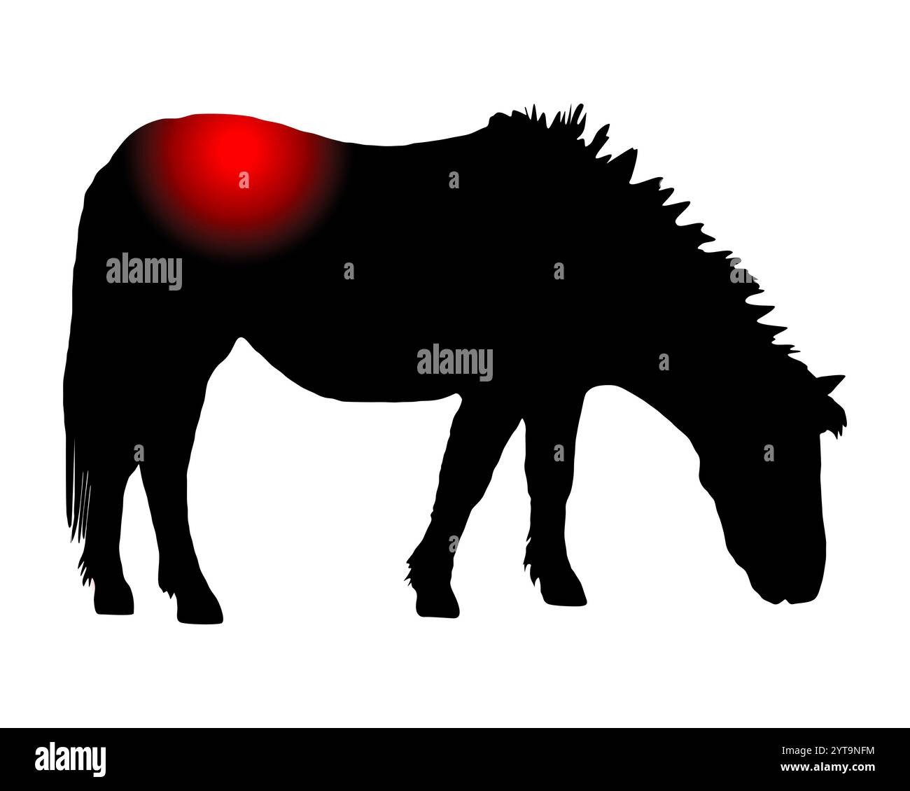 Back pain symbol Cut Out Stock Images & Pictures - Alamy