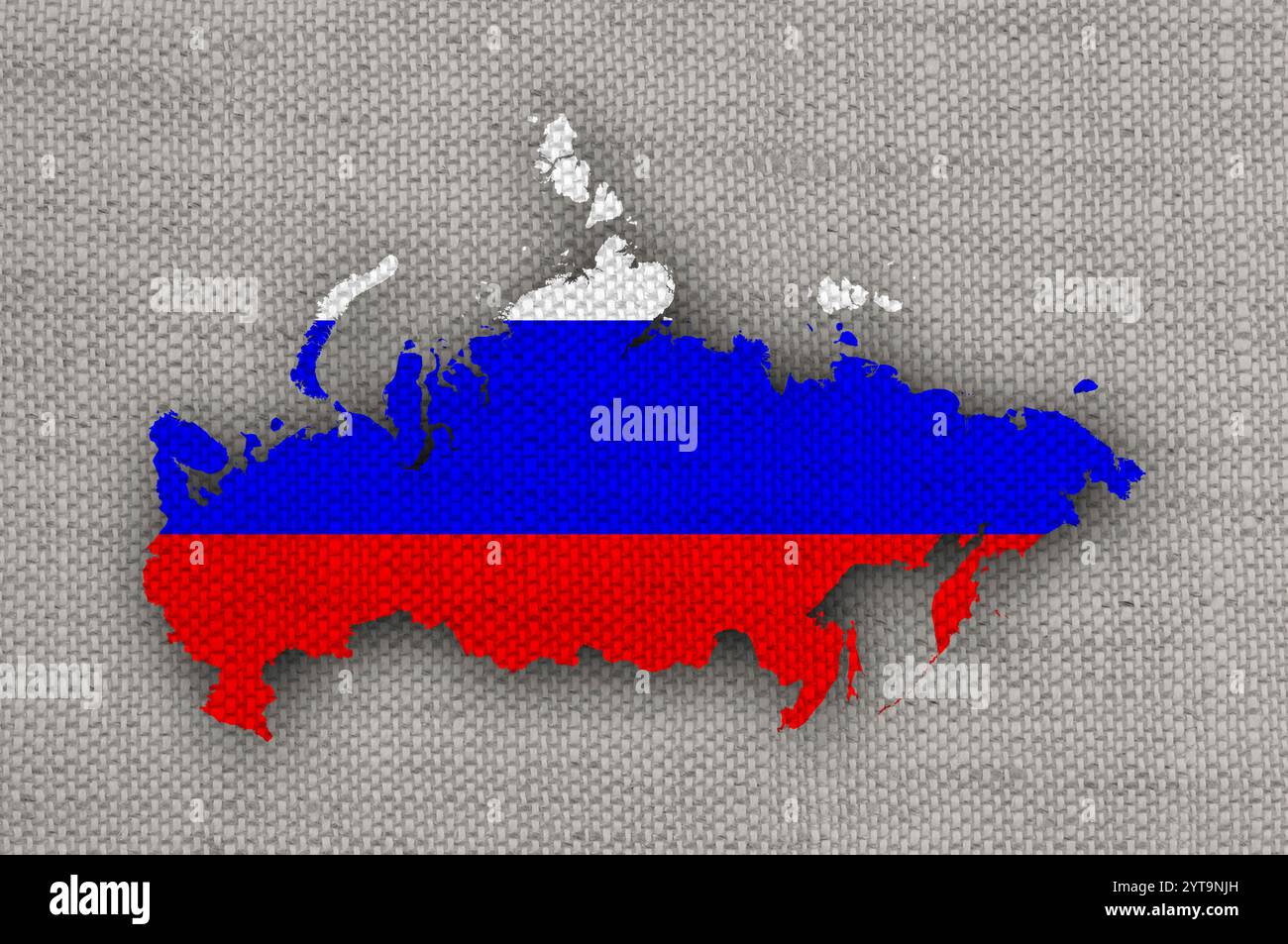 Map russia natural colors hi-res stock photography and images - Alamy