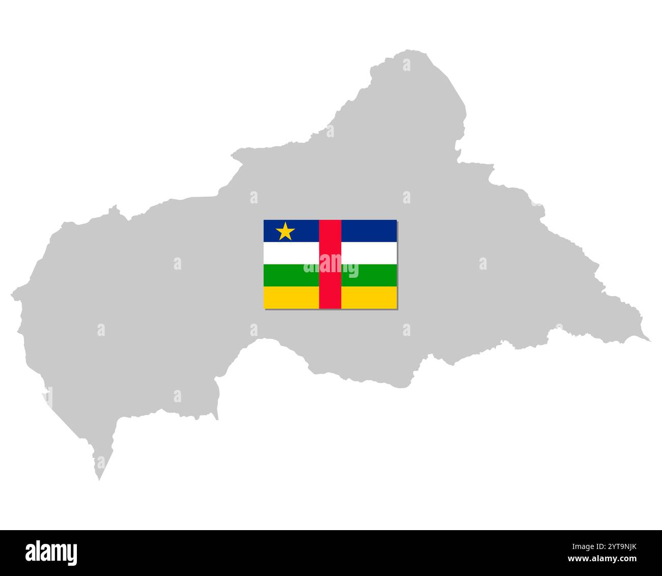 Map of central african republic hi-res stock photography and images - Alamy