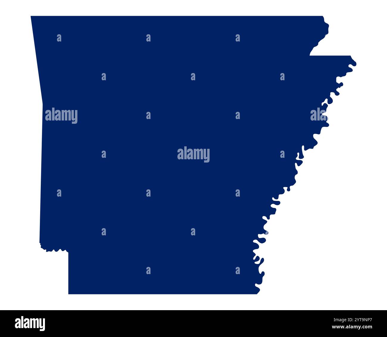 Map arkansas hi-res stock photography and images - Alamy