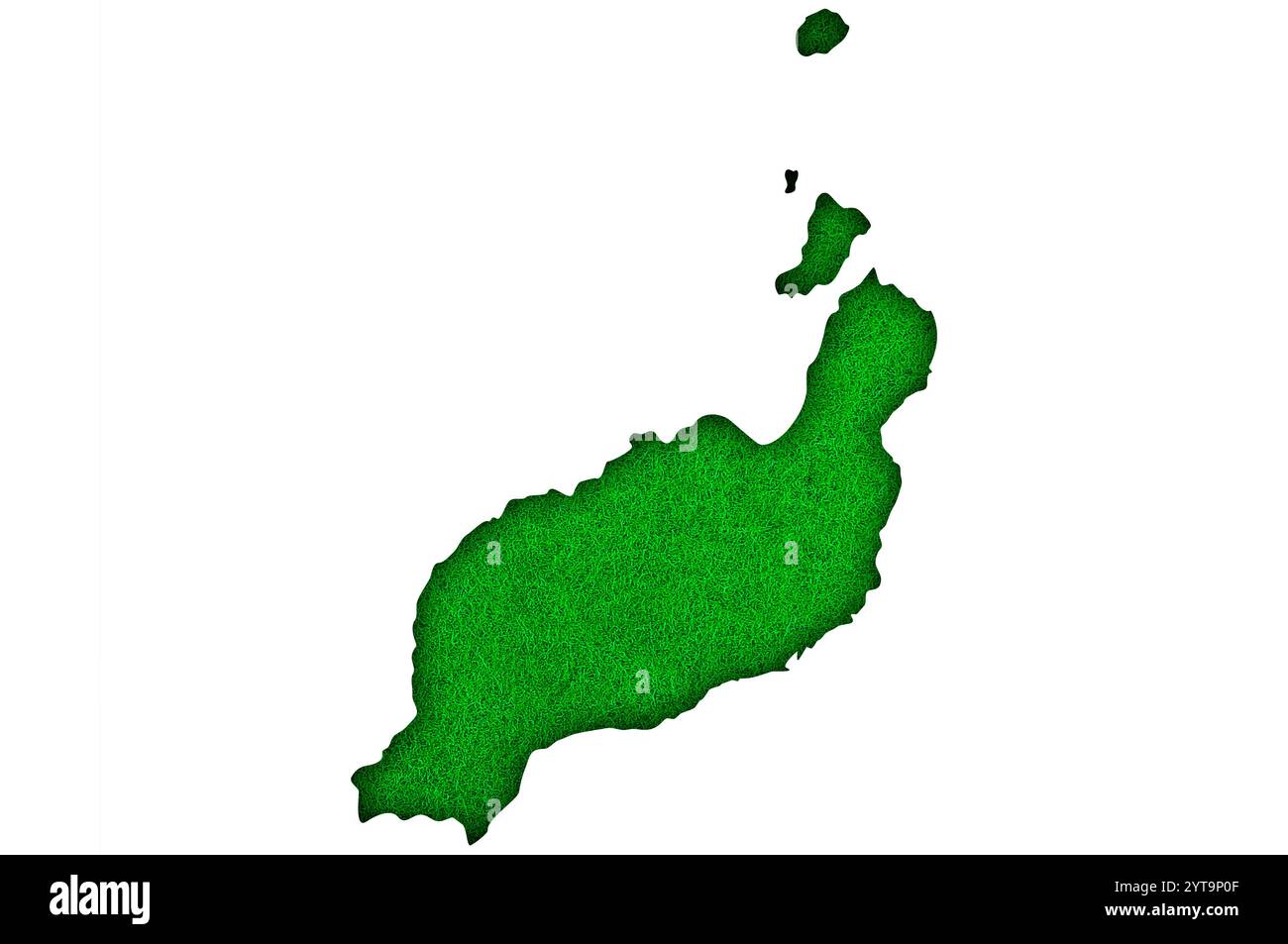 Outline of lanzarote Cut Out Stock Images & Pictures - Alamy