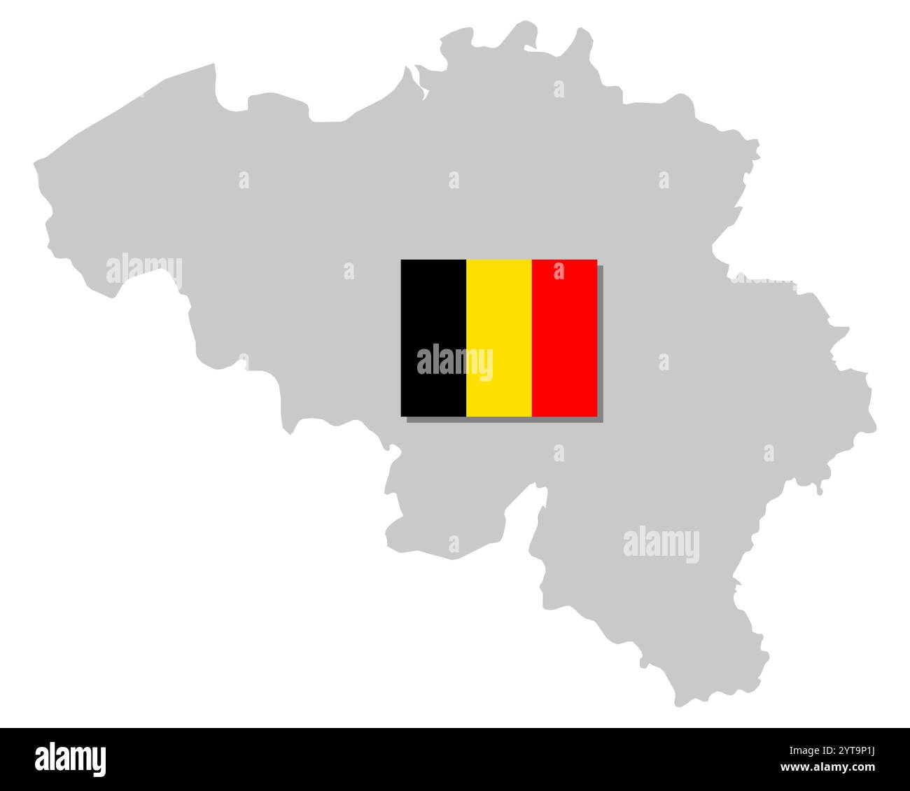 Belgium regional illustration Cut Out Stock Images & Pictures - Alamy