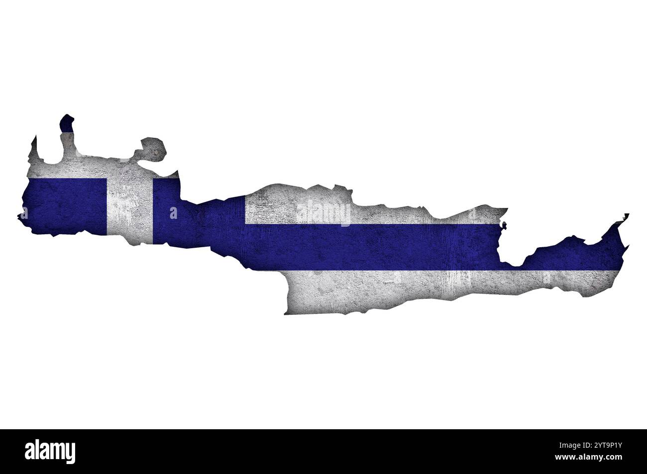 Vintage map of crete hi-res stock photography and images - Alamy